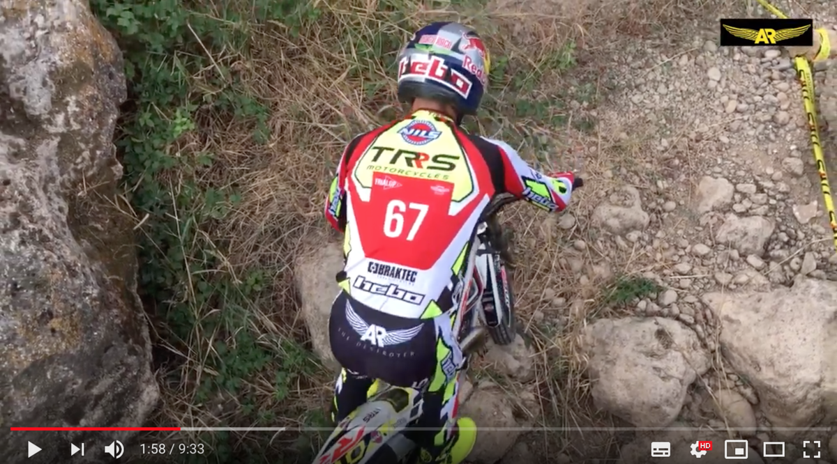 www.trial-club.com, net magazine moto trial: Adam Raga en entrainement ...